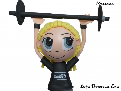 Boneca em Eva Crossfit - Loja Bonecas Eva